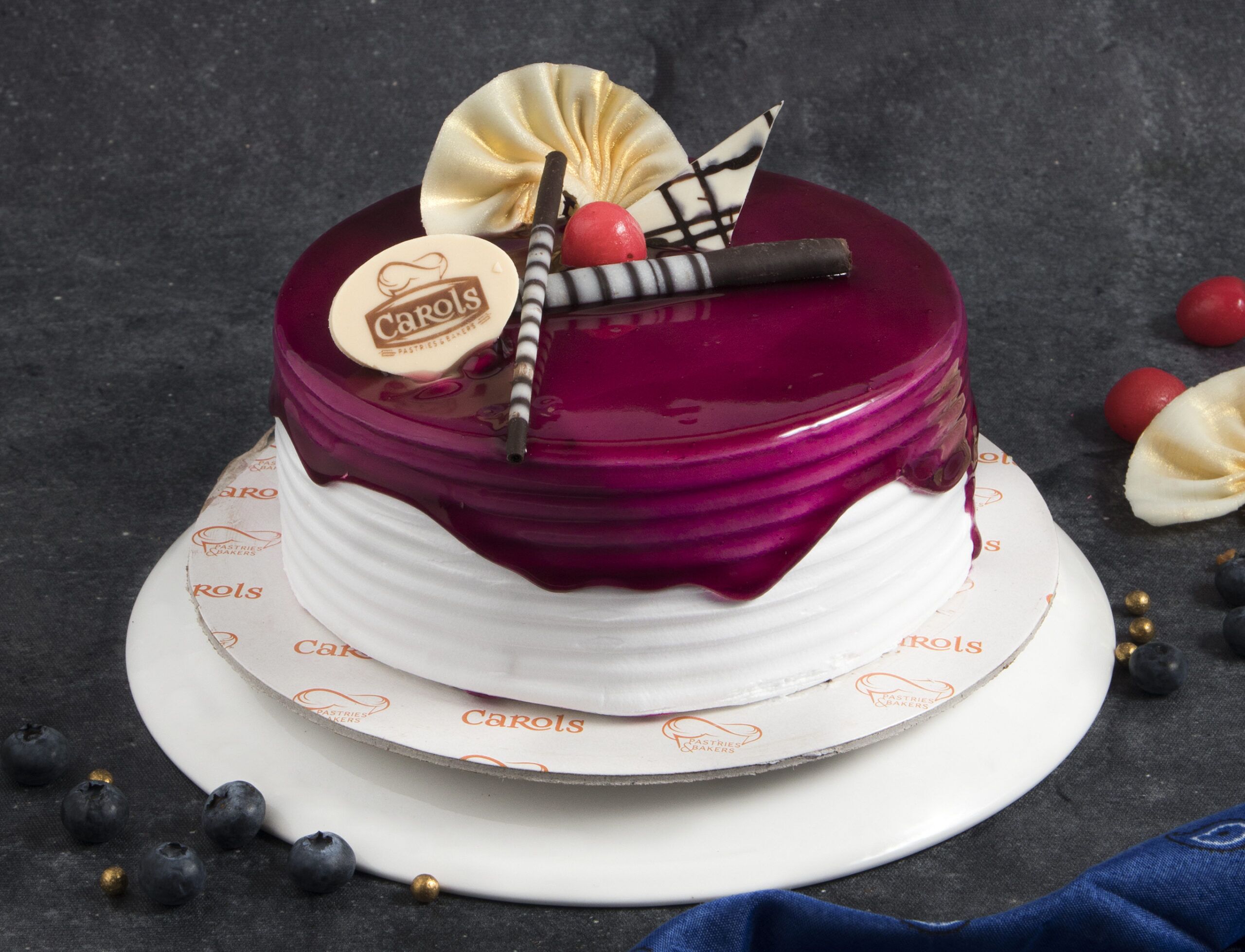 Blueberry Cake - Carols Pastries and Bakers