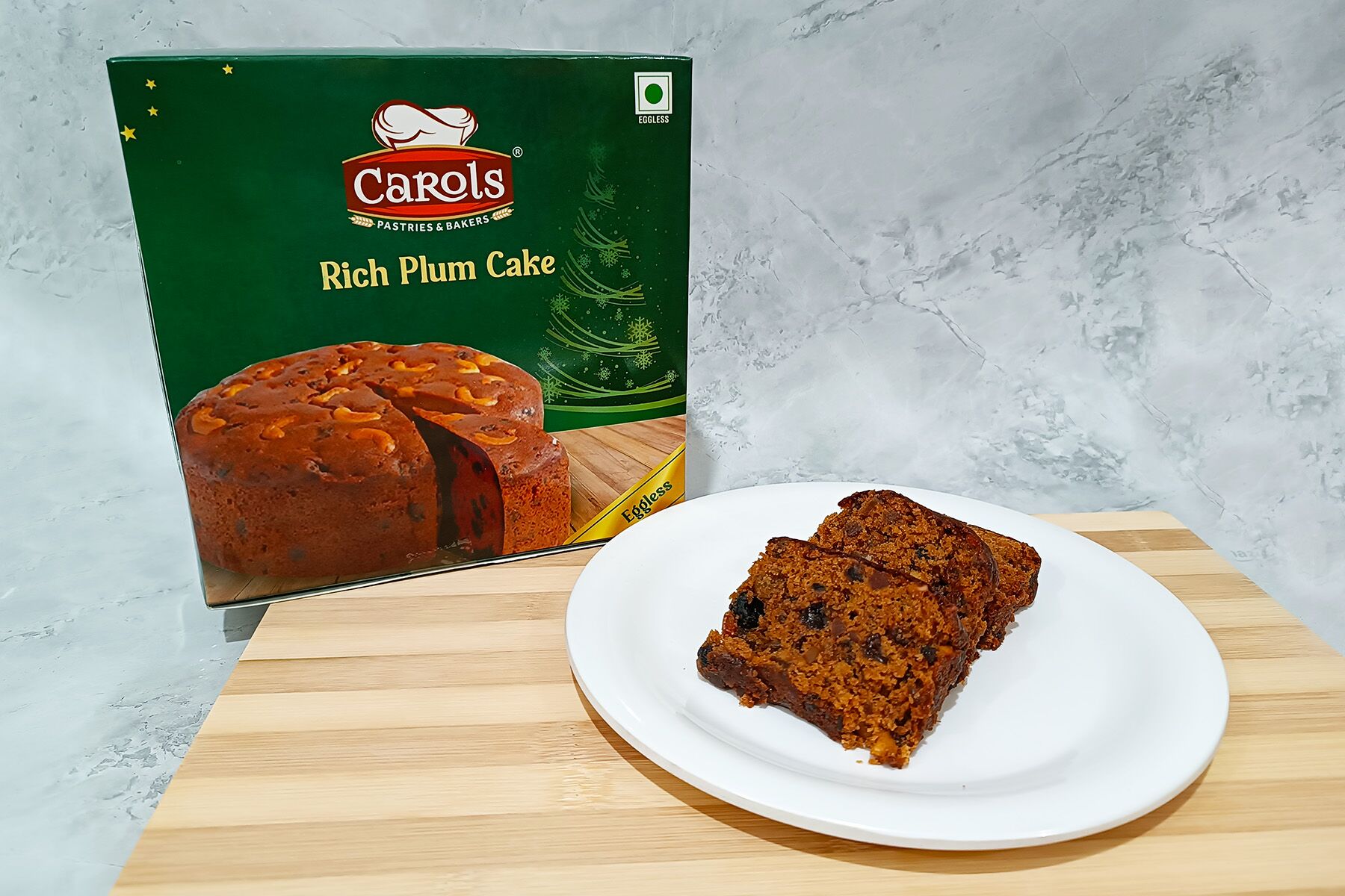 Eggless Rich Plum Cake - Carols Pastries and Bakers